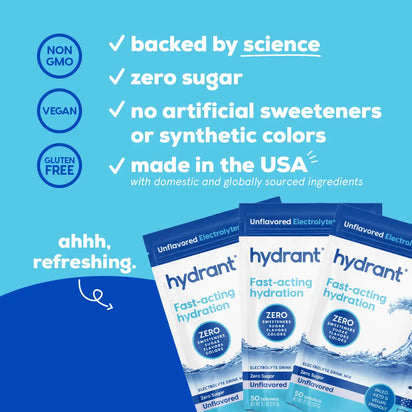 Unflavored Electrolyte Powder – Hydrant